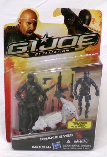 Hasbro GI JOE RITORSIONE SNAKE EYES Con TIMBER Figura 3.75" Nuova ...