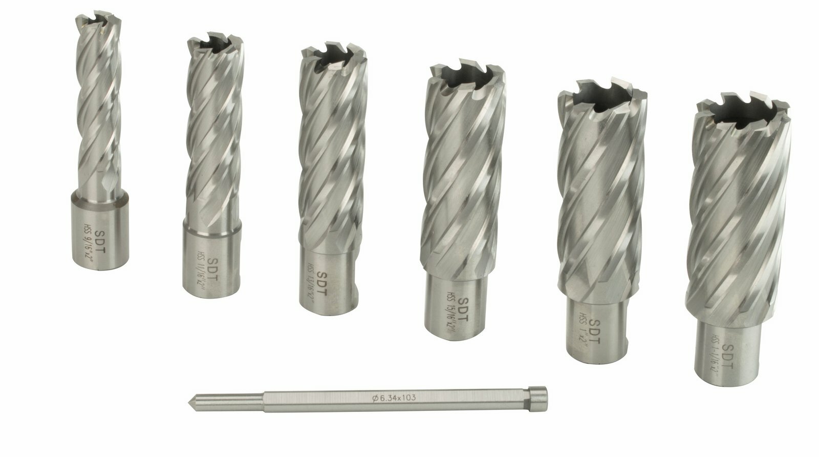 Steel Dragon Tools Md45 Magnetic Drill Press With 7pc 2" HSS Annular ...