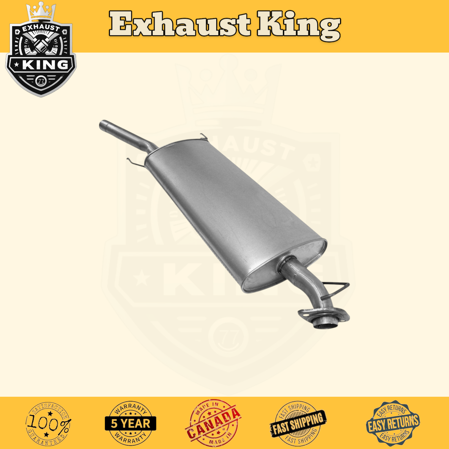 Toyota Rav4 (2006-2008) 2.4L Muffler - Direct Fit Replacement Exhaust ...