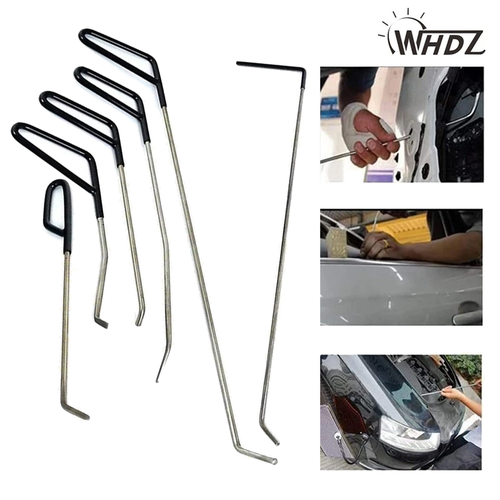 WHDZ 6 pcs Puller Rods Dent Paintless Repair Tools Car Removal Body ...