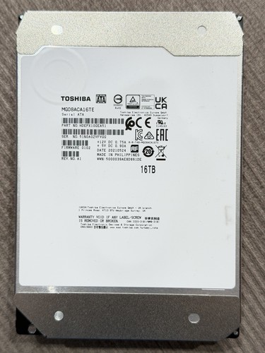Toshiba 16TB MG08ACA16TE SATA 6Gb/s HDD Enterprise – Usados Excelente ...