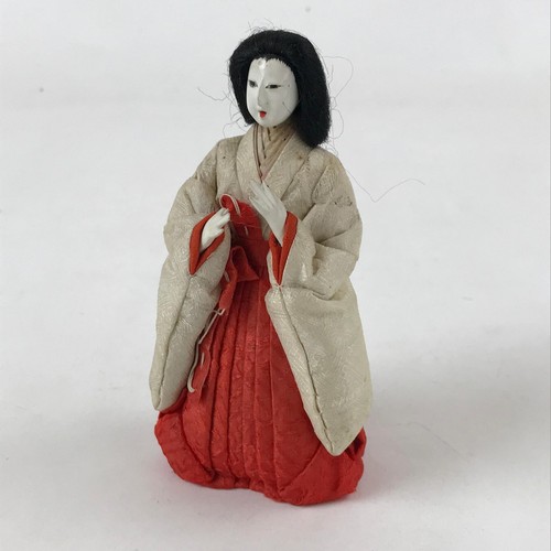 Antique Japanese Hina Doll Ningyo Girl's Day Standing Court Lady ...