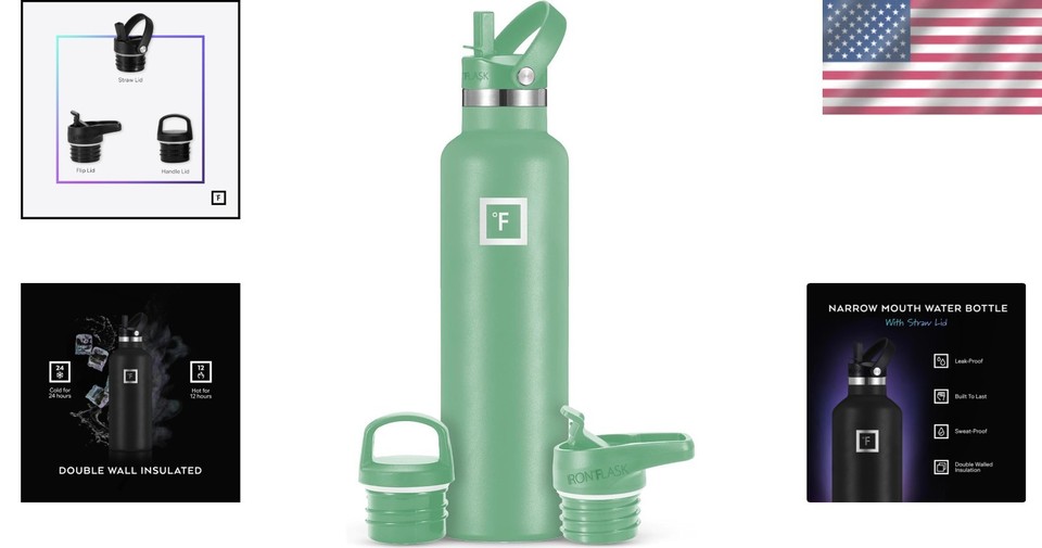 Elegant & Functional 24 oz Steel Water Bottle - Perfect for Outdoor ...