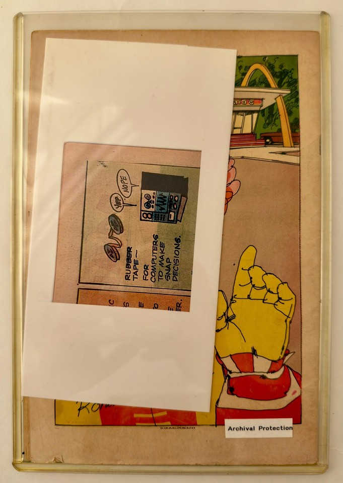 Rare 1970 McDonald's/Charlton Comics Bill Yates "Ronald McDonald ...