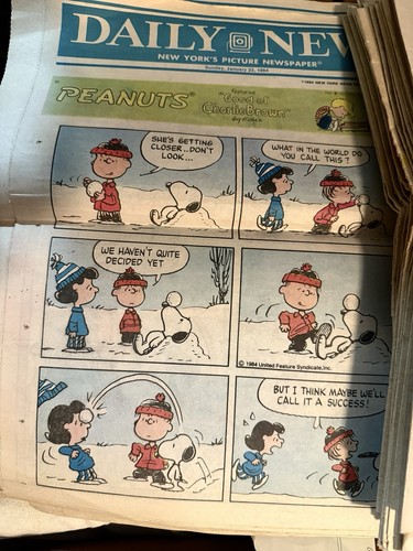 Vintage 1984 Sunday Newspaper Comic Strips Full Sections LOT OF 37 | eBay