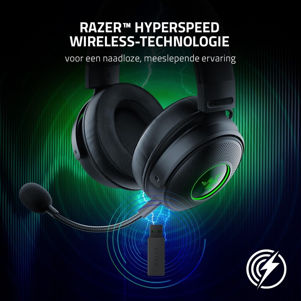 Razer Kraken V3 Pro - Wireless Gaming Headset with Taptic Technology ...