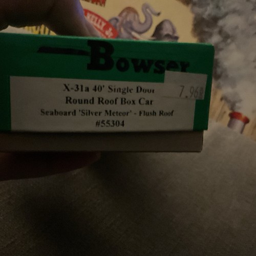 Single Door Round Roof Box Car Sea Board Silver Meteor | eBay