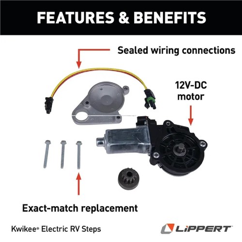 Lippert Kwikee Step Motor Replacement Kit for Pre-IMGL/9510 Control ...