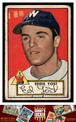 1952 Topps Eddie Yost 123 Washington Senators | eBay