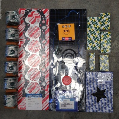 FULL ENGINE REBUILD KIT FOR HOLDEN HZ HQ HJ HG HT HR 6 CYLINDER 202 RED ...