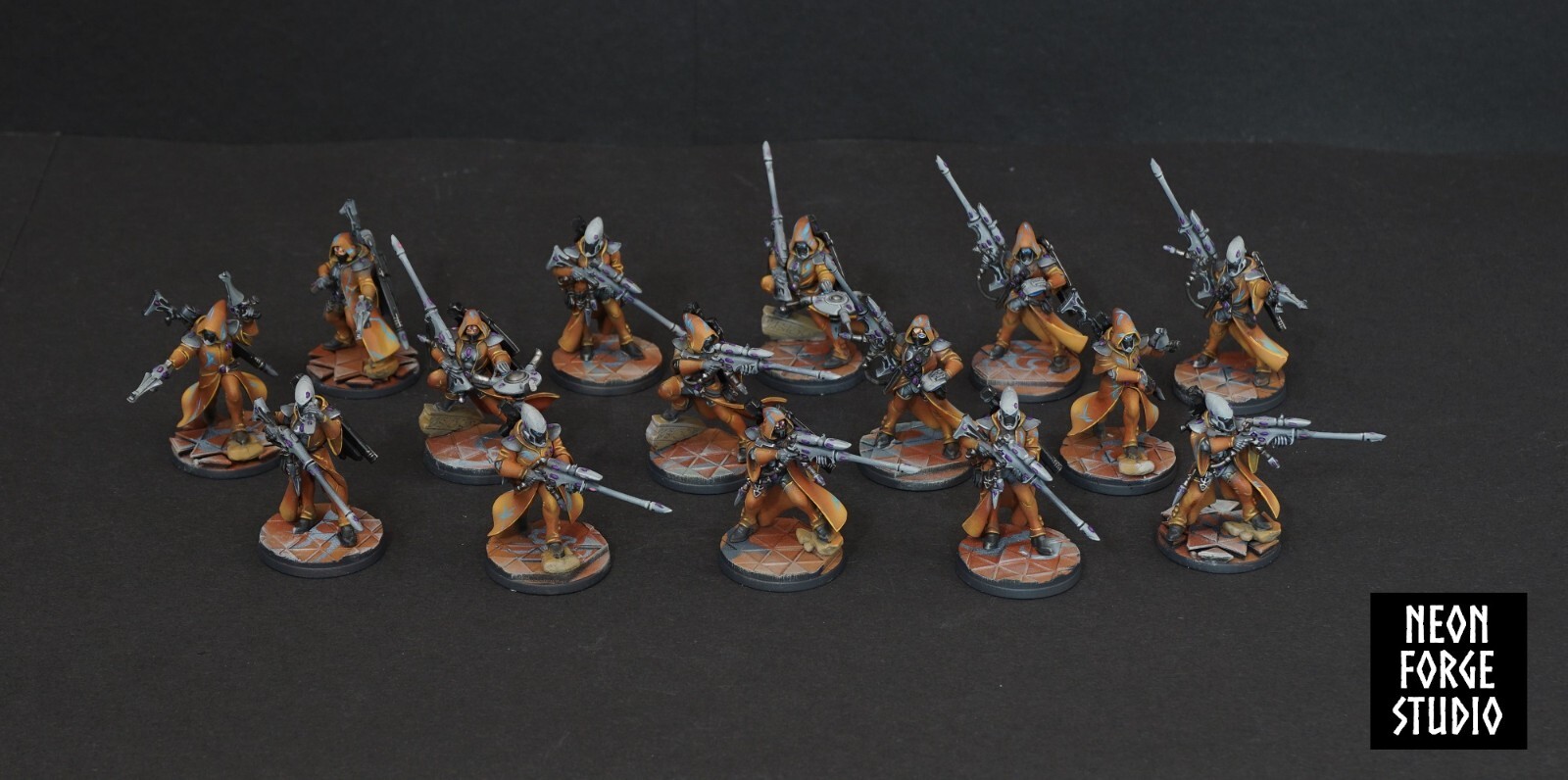 WH40K Eldar Army Commission Wraithguard Wraithlord Hemlock Night ...