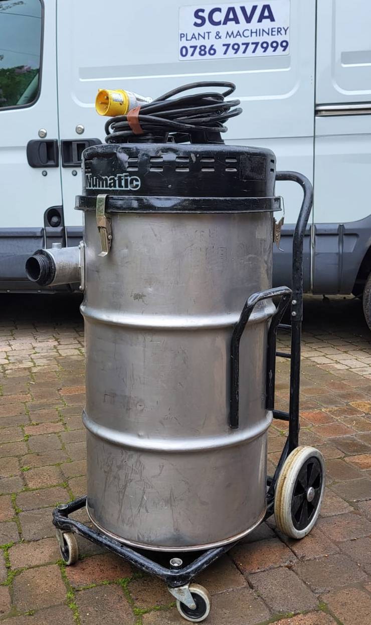 Numatic NTT2003 3 motor Vacuum stainless steel bin dust Extractor Vac ...