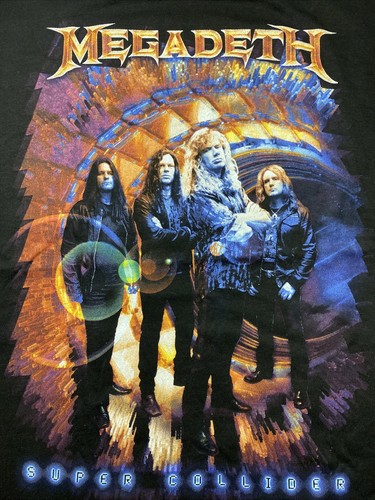 Megadeth Super Collider Metal Graphic Concert Tour T-Shirt 2XL | eBay