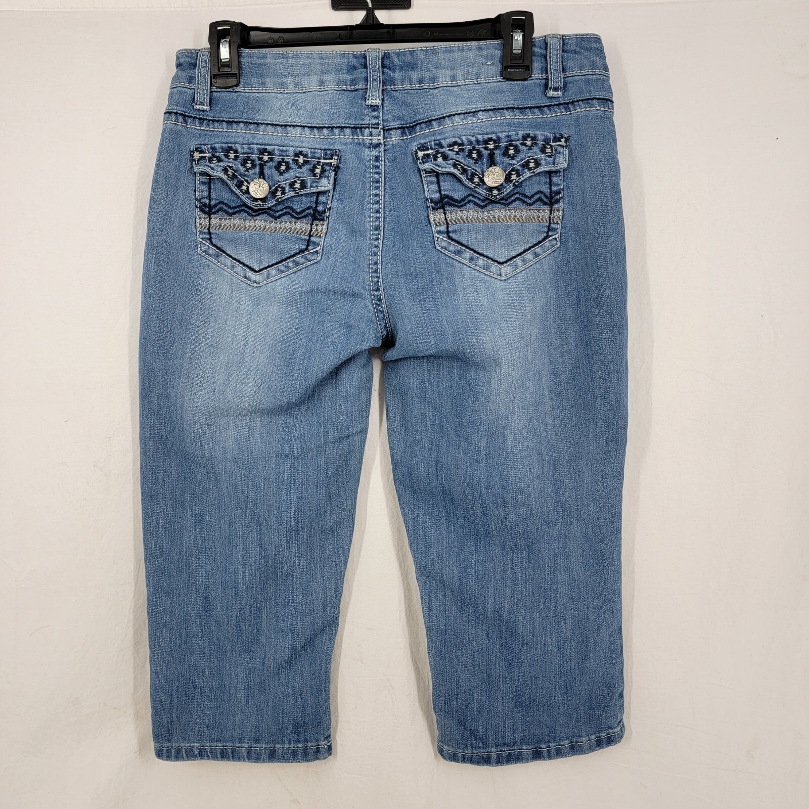 Apollo Jeans Missy Cropped Jeans Light Whisker Wash B… - Gem