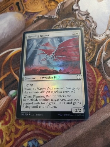 Flensing Raptor Foil Common MTG Phyrexia - Pack Fresh - | eBay