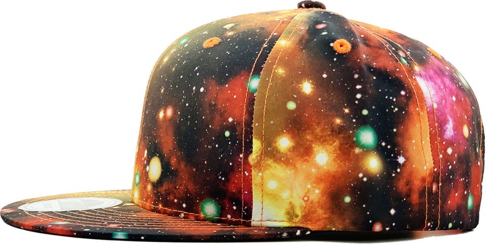 Fashion Galaxy Print Hiphop Cap Snapback Baseball Cap Adjustable Hat ...