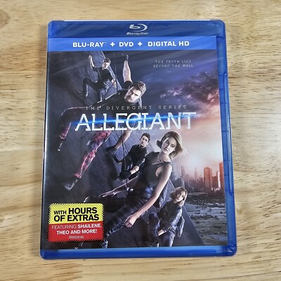 The Divergent Series: Allegiant (Blu-ray + DVD ) Shailene Woodley ...