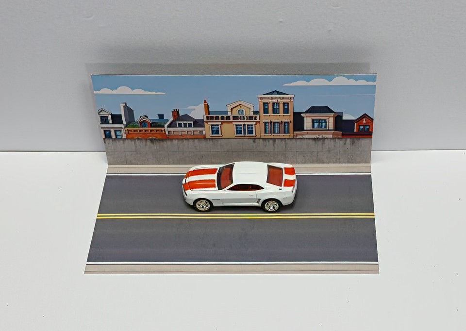1:64 Scale Five Piece Bundle Paper Pop Up Diorama Display For Diecast ...