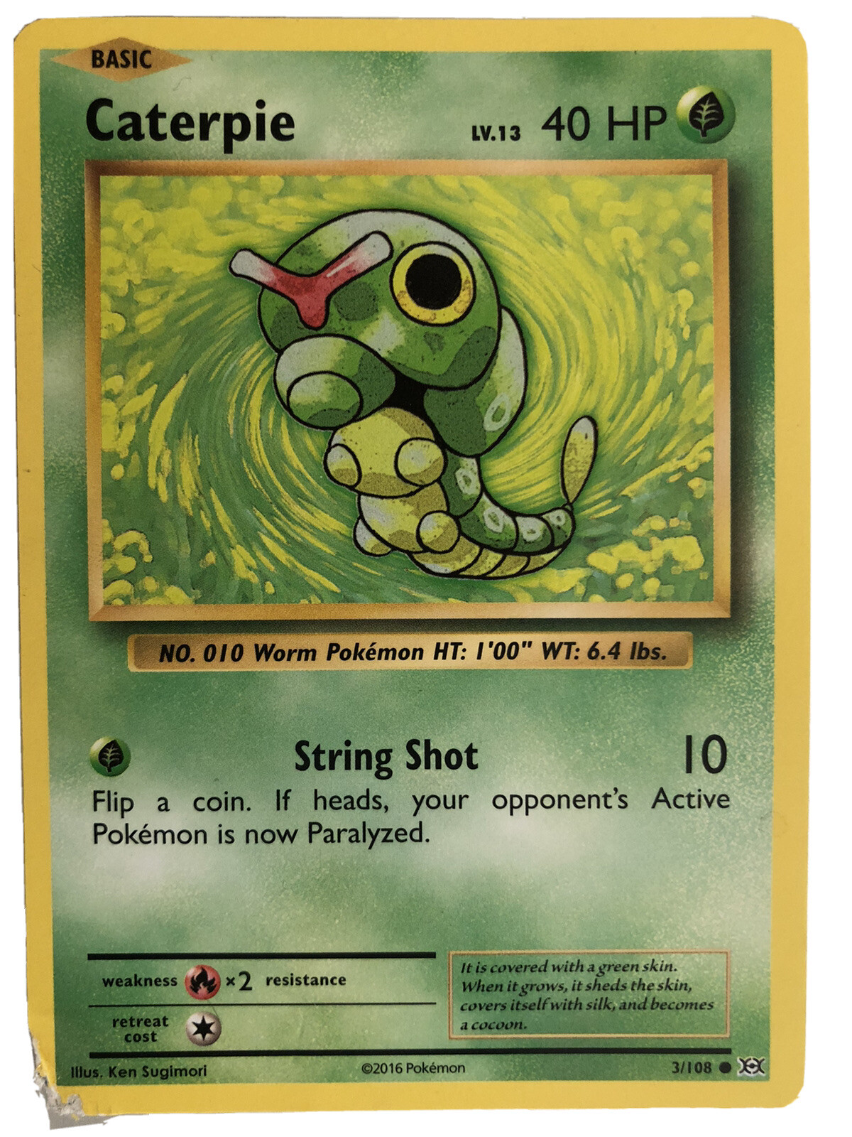Pokémon TCG Caterpie Legendary Collection 69/110 Reverse Holo Common ...