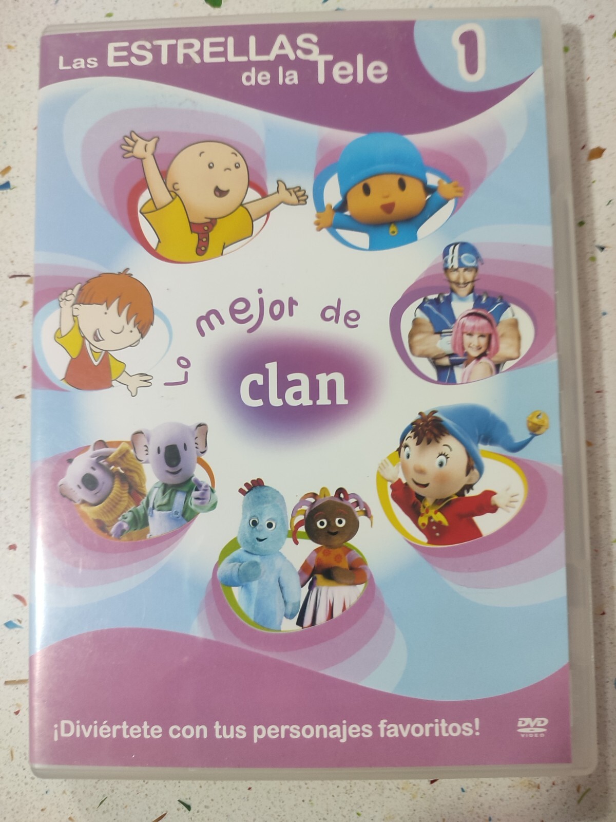 The Best Of Clan TV DVD The Stars Of Television Vol. 1 Lazy Town Pocoyo ...