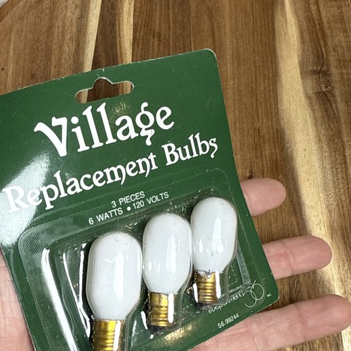 Dept 56 Replacement 120V Light Bulb for Villages 3 Bulbs 56.9924 NIP ...
