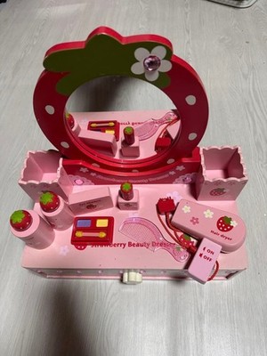 Mother Garden Wood Wild Strawberry Beauty Dresser Set Accessories ...