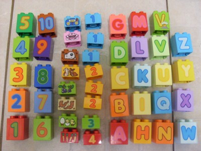 Duplo Spares - Alphabet Letters & Numbers Please Select From Stock Menu ...