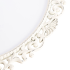 Ornate Vintage Oval 8x10 Picture Frame in White Wash with Rustic Fleck ...