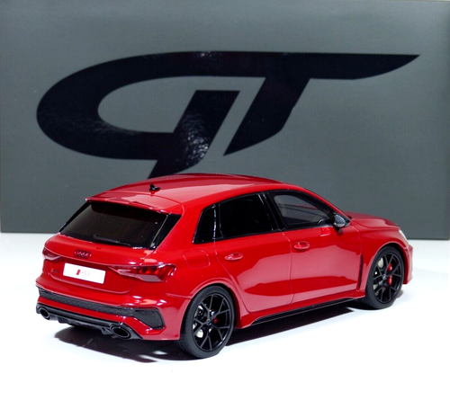 Audi A3 RS3 (8Y) Sportback 2.5 Quattro 2021 Red/Black Rims 1:18 GT378 ...