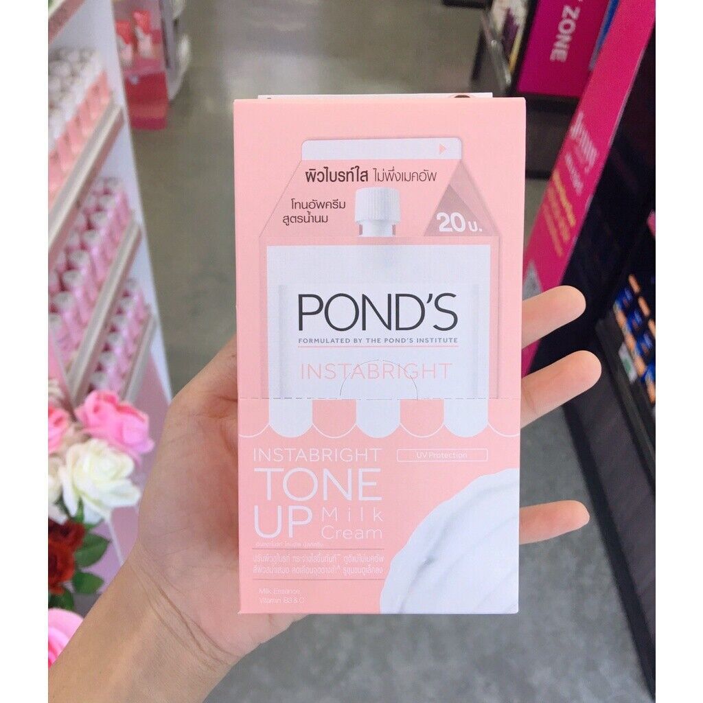 6x Pond's White Beauty Instabright TONE UP Milk Cream Light Facial Skin ...