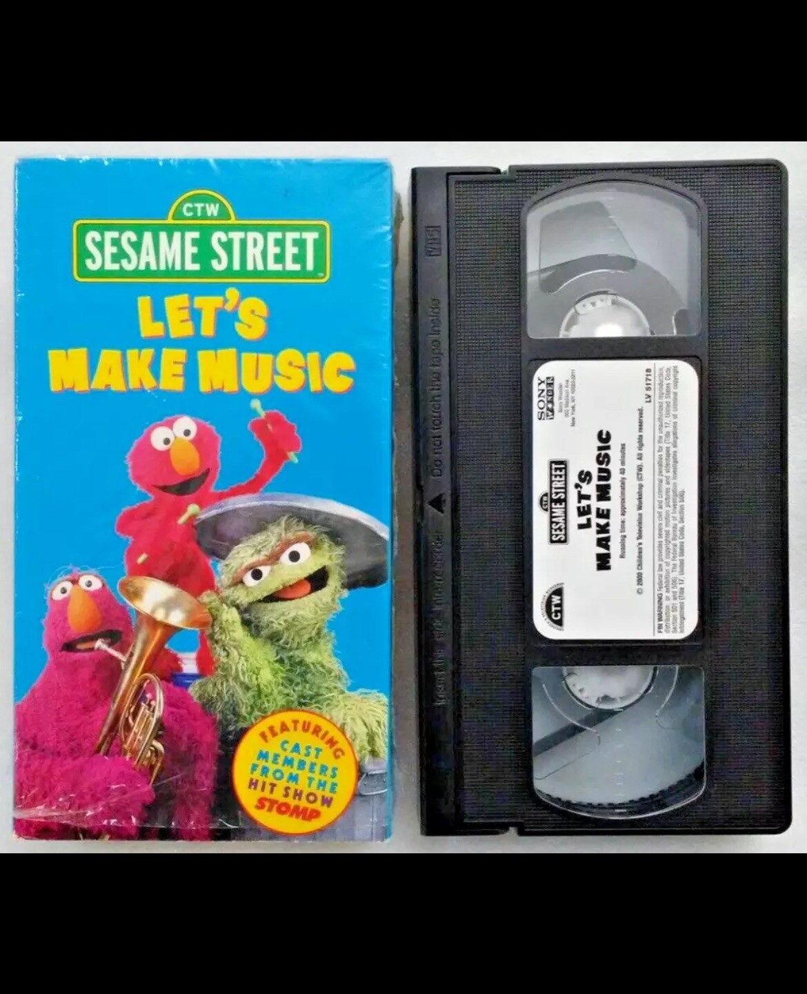 VHS Sesame Street - Lets Make Music (VHS, 2000, Slipsleeve) | eBay