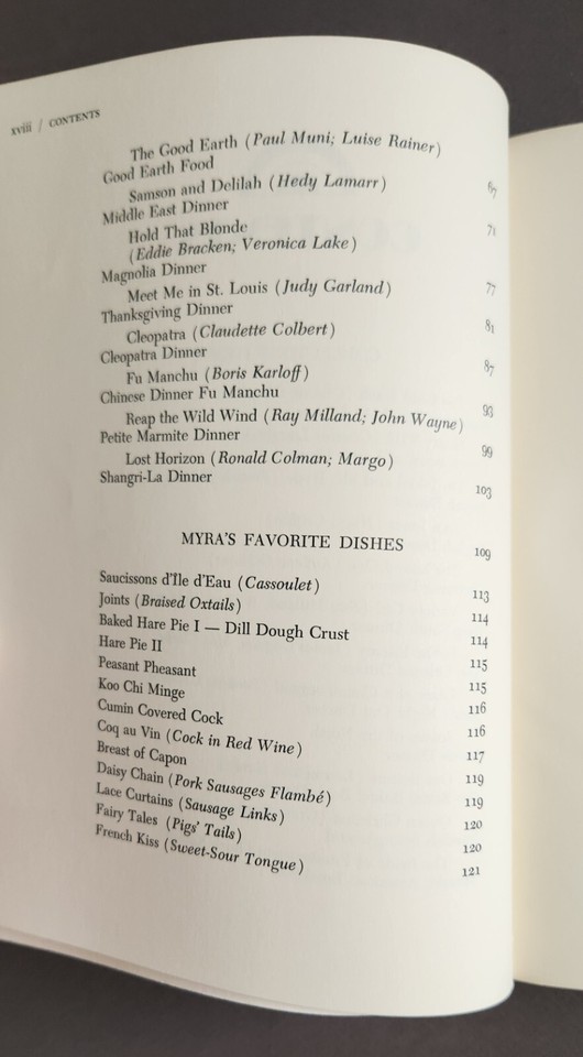 The Myra Breckinridge Cookbook by Howard Austin 1970 FIRST EDITION ...