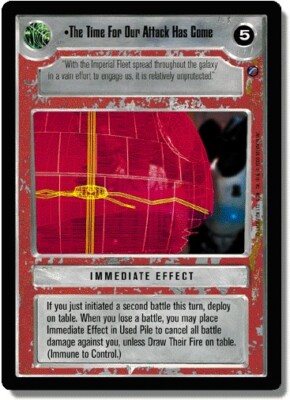 SWCCG: The Time For Our Attack Has Come [Ungraded] SWCCG: Death Star II ...