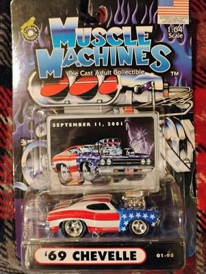 2001 Funline Muscle Machines '69 Chevelle, Red White And Blue ...