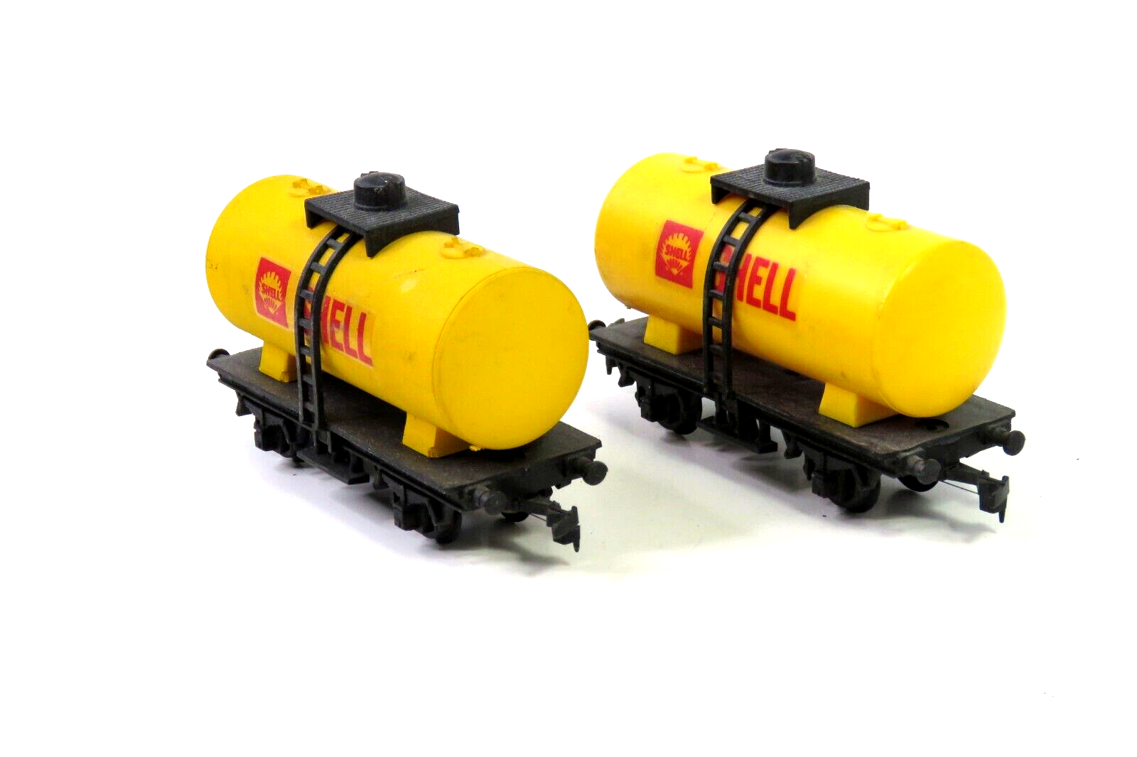 2 PCS LIMA SHELL YELLOW TANK CAR 2702 HO SCALE MADE ITALY L-396 | eBay