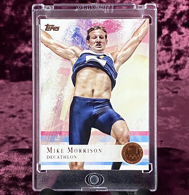 Mike Morrison 2012 Topps Summer Olympics Bronze MINT Rare USA Track ...