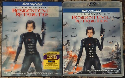Resident Evil Retribution 3D Blu-ray Digital 2-Disc Set w Lenticular ...