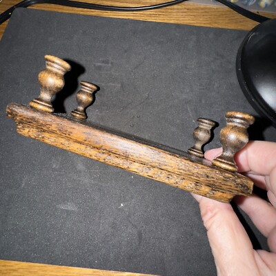 6-Hole Hard Wood Custom Stand With Legs For Marbles/Orbs Rustic Wood | eBay