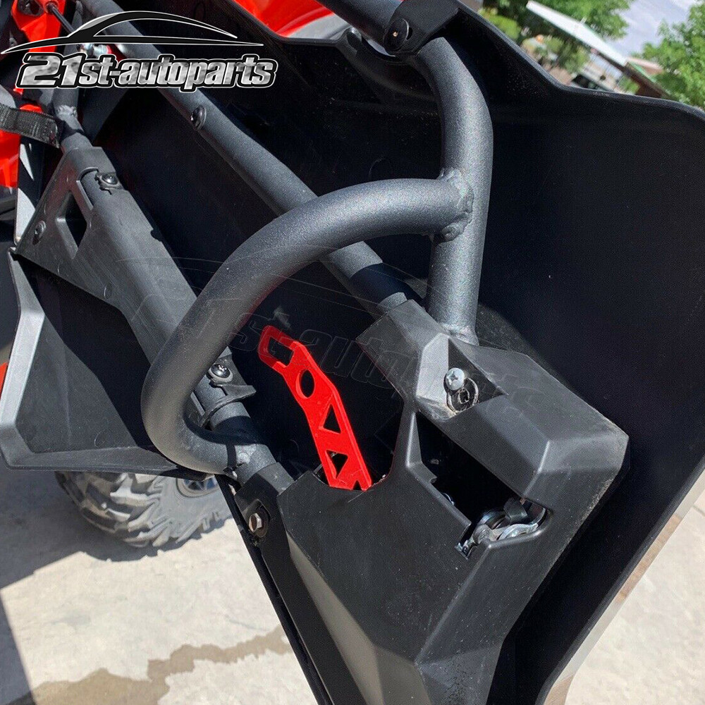 Anodized Red Black Door Latches Handles Kit For Can-Am Maverick X3 MAX ...