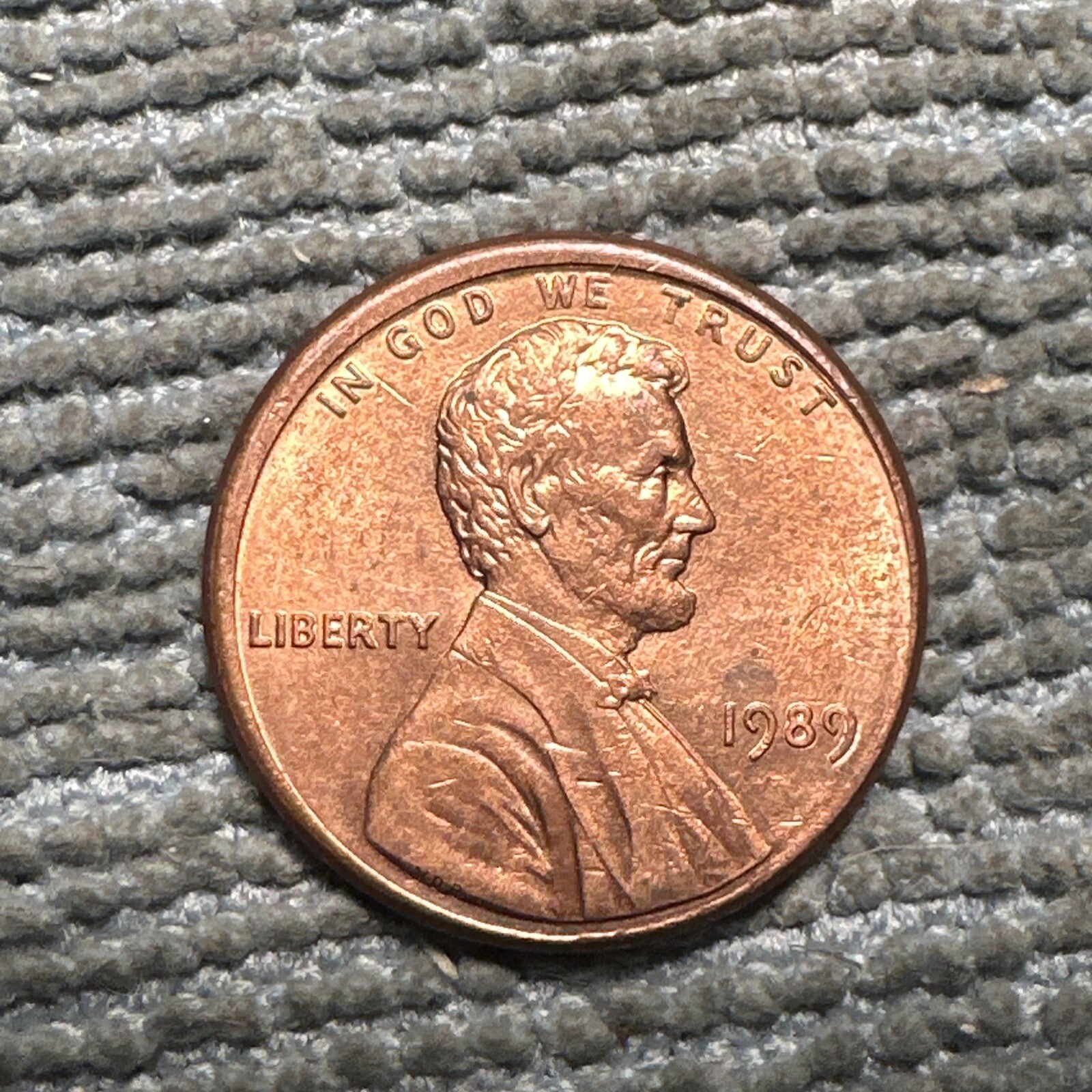 1989 P OFF CENTER LINCOLN CENT Strike Error Coin! | eBay
