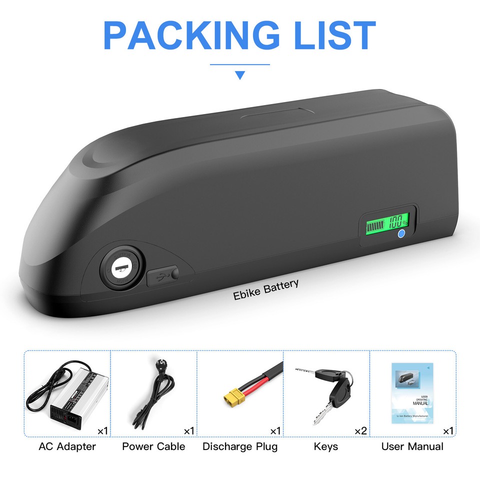 UPP 48V 52V Ebike Battery for Rad Power/Rad Runner/Rad City Replacement ...