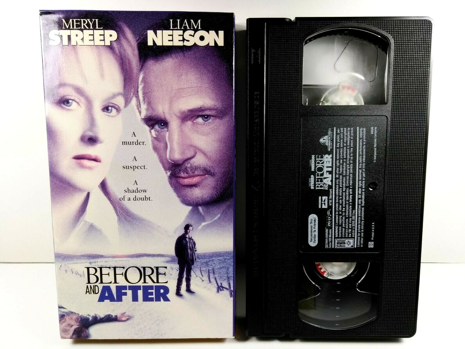 Before and After (VHS, 1996) Liam Neeson, Meryl Streep, Edward Furlong ...