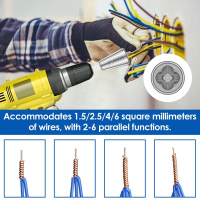 3Pcs Wire Twisting Tool Sturdy Wire Twisting Connector Heavy Duty Wire ...
