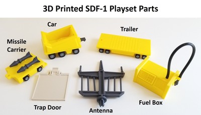 3D Printed Matchbox Robotech SDF-1 Playset replacement parts Macross | eBay