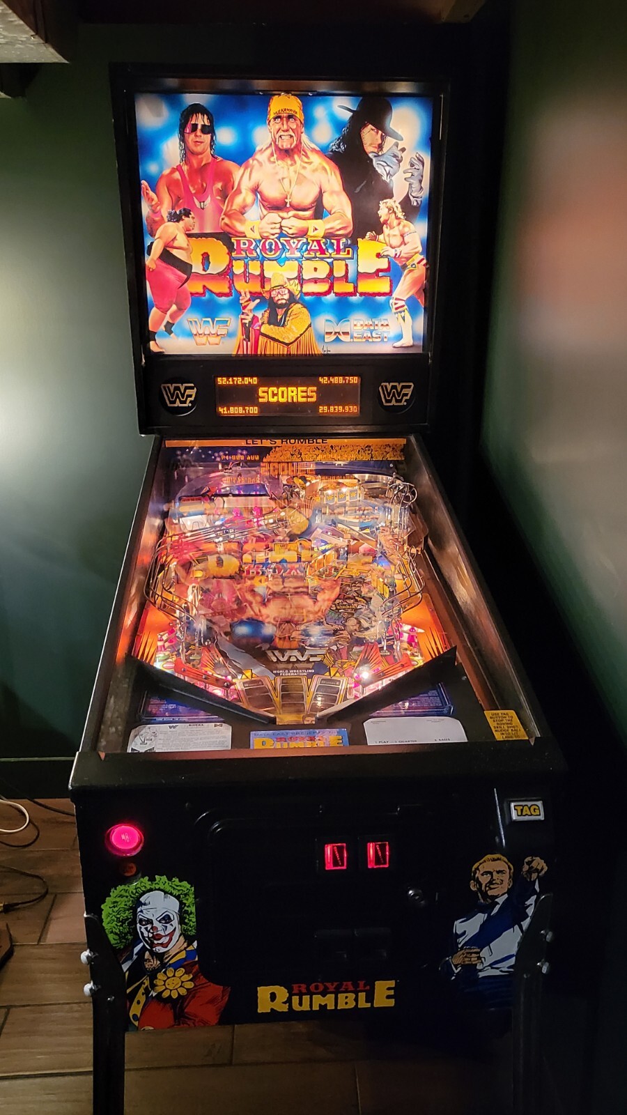 WWF / WWE ROYAL RUMBLE PINBALL MACHINE (NICE!) - DATA EAST | eBay