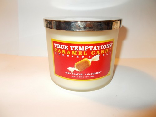 Bath & Body Works True Temptations Caramel Candy 3 wick candle NEW | eBay