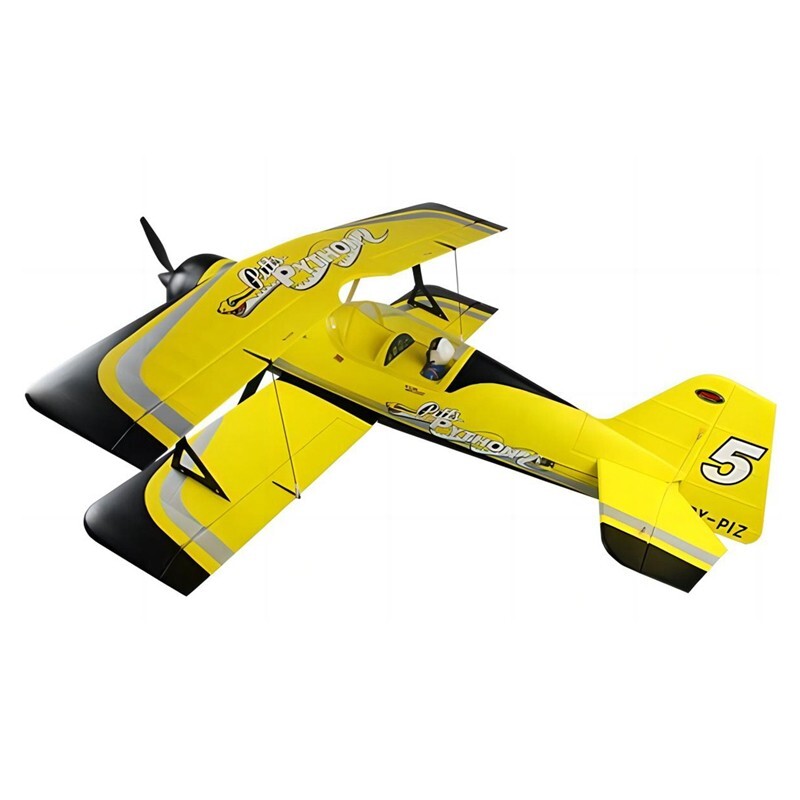 Dynam Pitts Python Model 12 Yellow 4S RC Aerobatic 3D Sport Biplane | eBay
