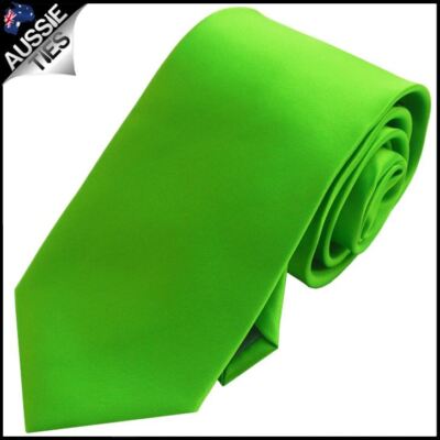 Apple Kelly Green 8.5cm Tie | eBay Australia