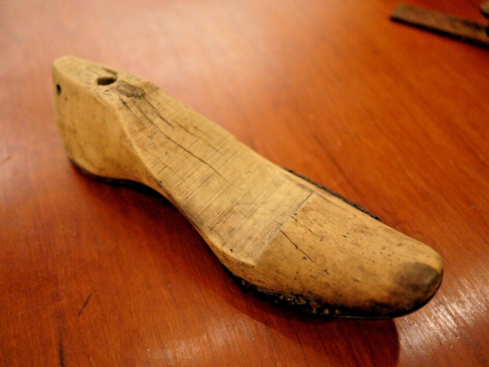 ANTIQUE Vintage FRENCH Wood Shoe Last Form / unmark… - Gem