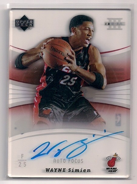 WAYNE SIMIEN UD TRILOGY ROOKIE AUTO KANSAS JAYHAWKS *BIG 12 POY FOR ...